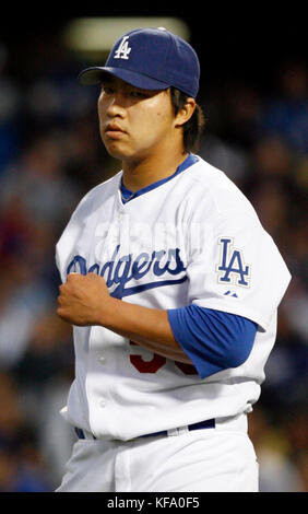 Los Angeles Dodgers' Hong-Chih Kuo delivers against the Washington ...