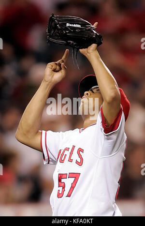 Los Angeles Angels relief pitcher Andrew Chafin throws during the ...