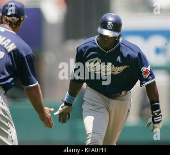 San Diego Padres first base Ryan O'Hearn at bat against the Minnesota ...
