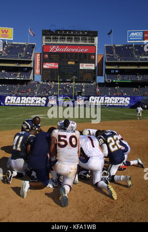 Players pray after the NFL game between Minnesota Vikings and Cleveland ...