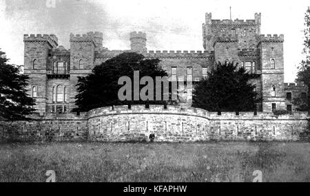 Loudoun Castle, Galston, East Ayrshire, Scotland, 1890 Stock Photo - Alamy