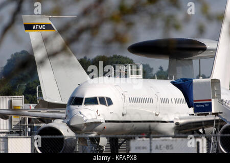 nose of Boeing 757-200 Catfish taxiing Stock Photo - Alamy