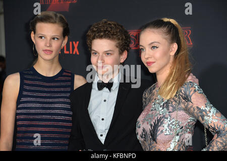 Peyton Kennedy, Sydney Sweeney and Quinn Liebling attending Netflix's ...