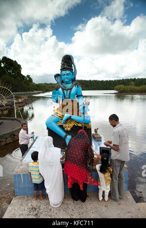 Mauritius, Savanne district, Grand Bassin temple or Ganga Talao temple ...