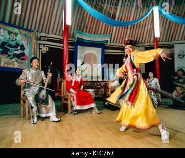 Mongolia Traditional Singing & Music Performance Stock Photo - Alamy