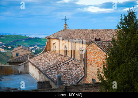 Chiesa Del Carmine. Catholic church in Fermo town, region of Marche ...