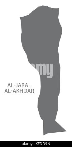 Map of Jabal al Akhdar, a province of Libya Stock Vector Image & Art ...