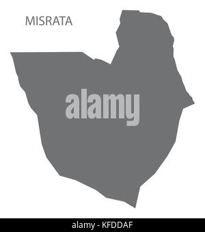 Misrata District (Districts of Libya, State of Libya, Tripolitania) map ...