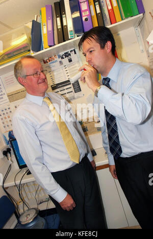 Pharmacy dispenser Chris Badham Stock Photo - Alamy