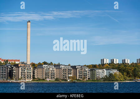 Housing development, Dalenum, Lidingo island, Stockholm archipelago ...