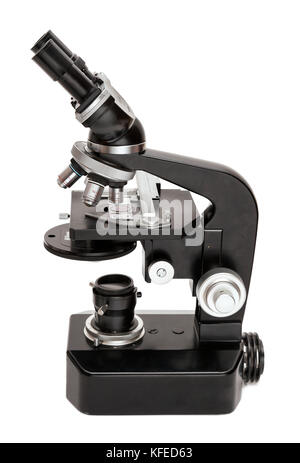 Vintage Nikon compound microscope S with phase contrast condenser Stock ...