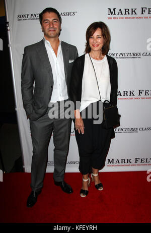 Anne Archer and her son Tommy Davis attend the Los Angeles premiere of ...