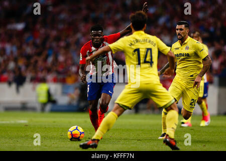 Atletico de Madrid's Thomas Partey and Juventus' Miralem Pjanic during ...