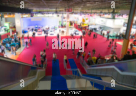 Abstract defocused view from the interior to the garden Stock Photo - Alamy