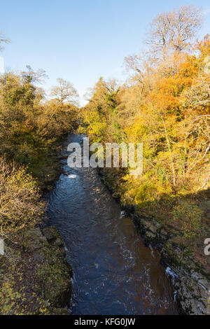 Barnard Castle in autumn Stock Photo - Alamy