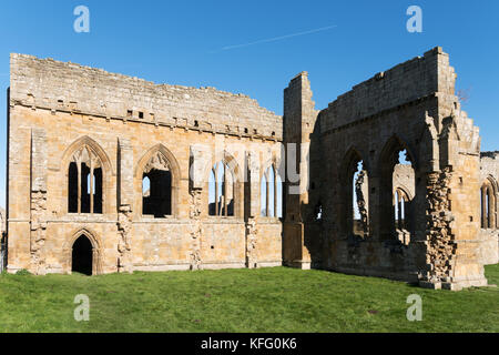 Egglestone Abbey, Barnard Castle, Co. Durham, England, UK Stock Photo ...