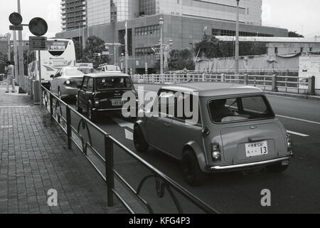 Classic Two Cars Mini Cooper Stock Photo - Alamy