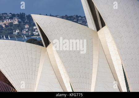 close up shot of sydney opera house taken from the harbour Stock Photo ...
