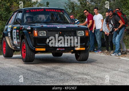 Subaru Impreza WRC old racing car rally THE LEGEND 2017 the famous SAN ...