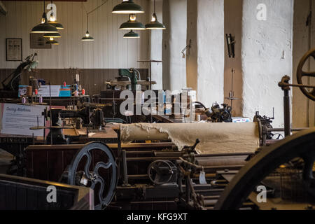 Textile Machinery at Leeds Industrial Museum, Armley Mills, West ...
