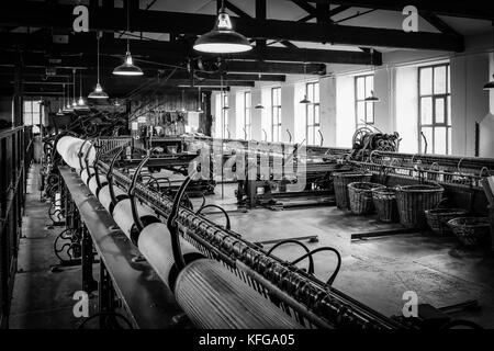 Textile Machinery at Leeds Industrial Museum, Armley Mills, West ...