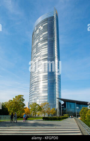 The DHL (Deutsche Post DHL Group) headquarters building at Bonn in ...