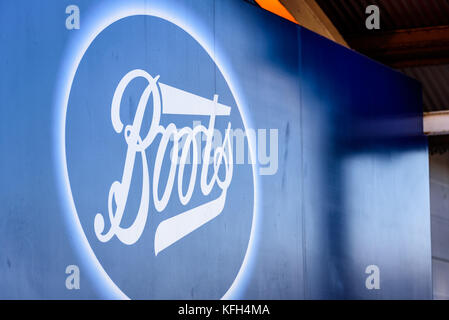 Boots Pharmacy, Riverside Retail Park, Nottingham, England, U.K Stock ...