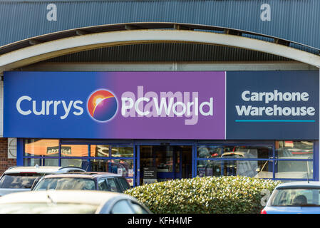 Currys PC World and Carphone Warehouse store, Nottingham, England, UK ...