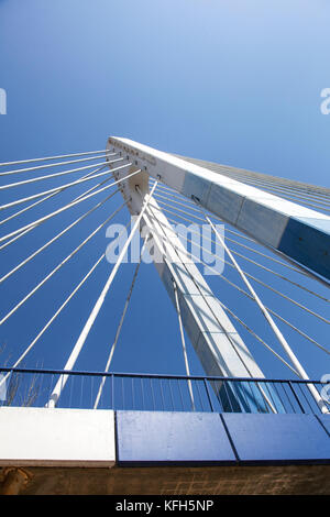 Suspension bridge in Marbella, known as Puente Santo Cristo del Amor ...