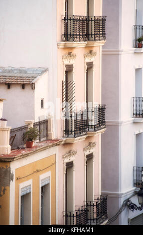 Colorful apartment buildings in a residential area showcase modern ...