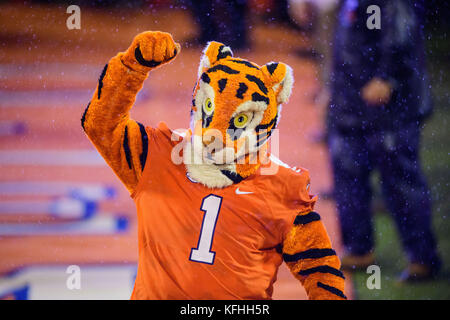 The Clemson Tiger Mascot during the Clemson Football Spring Game Stock ...