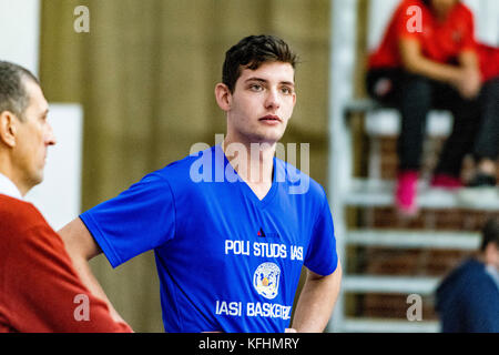 October 28, 2017: Andrei Calenic (CS Politehnica Iasi) during the LNBM ...