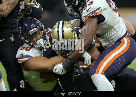 Chicago Bears defensive back Jonathan Owens and linebacker Tremaine ...