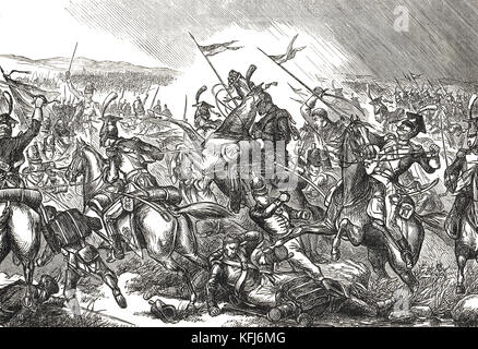 The Battle of Albuera, Badajoz, Spain, 16 May 1811, during the ...