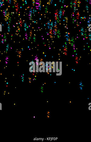 Colorful confetti, computer generated image. 3d render Stock Photo - Alamy