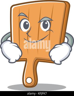 Smirking wooden board character cartoon Stock Vector Image & Art - Alamy