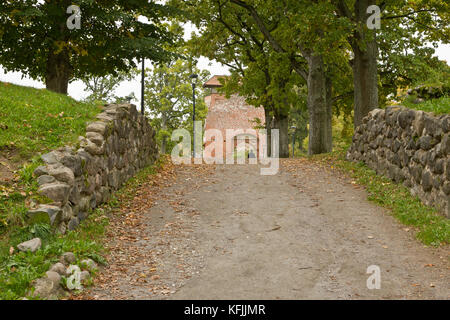 Viljandi castle ruins, Estonia Stock Photo - Alamy