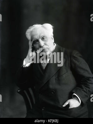 Portrait of Gabriel Fauré, 1845-1924, French composer, digitally edited ...