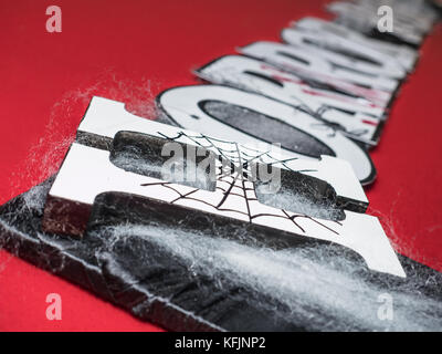 Handmade creation Photo Booth for Horror Party Stock Photo - Alamy