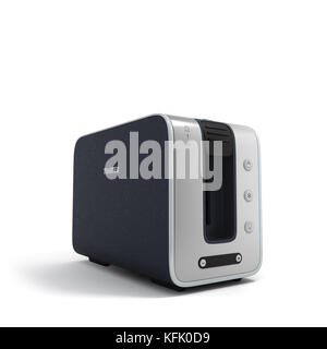 3d rendering of modern empty toaster isolated on white background Stock ...