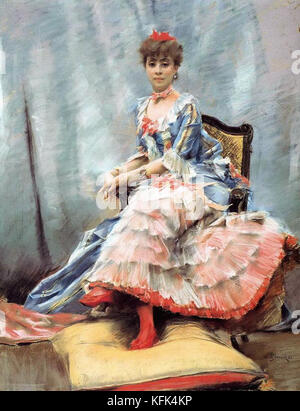 Stewart Julius Leblanc - Portrait of Laure Hayman Stock Photo - Alamy