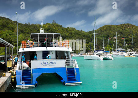 Inter island ferry at Victoria Mahe Seychelles Indian Ocean Stock Photo ...
