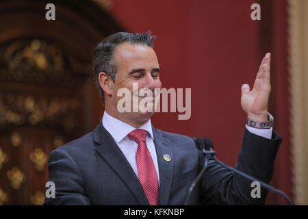 Stephane Billette is sworn in as Ministre responsable des Petites et ...