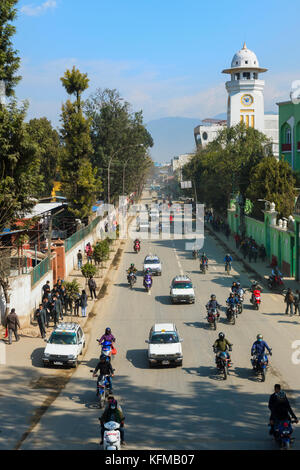 Nepal, Kathmandu. Durbar Marg Street Stock Photo - Alamy