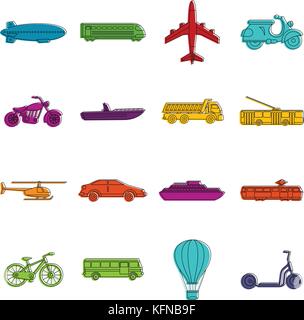 Public Transport Metro doodle icon hand drawn illustration Stock Vector ...