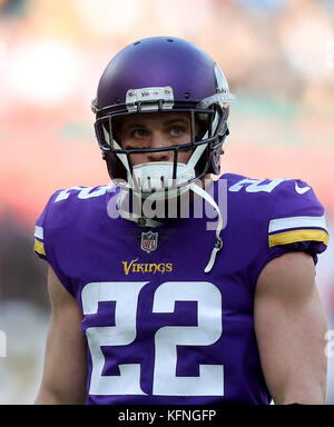 Minnesota Vikings' Harrison Smith before an NFL football game, Monday ...