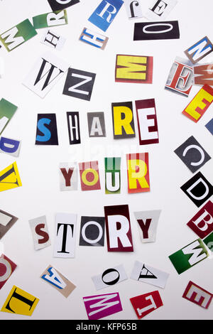 Text showing inspiration True Story. Internet Concept The day to day ...