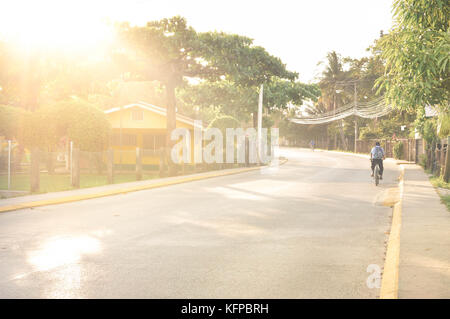 A view of the rural life in Honduras. Colonial towns in the south west ...