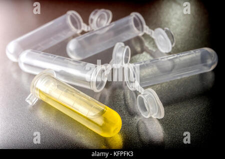 Several Vials In Laboratory, Conceptual Image Stock Photo - Alamy