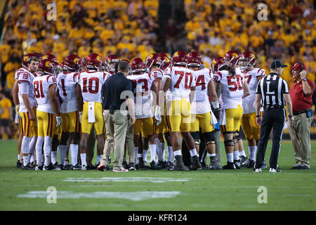 TEMPE, AZ - OCTOBER 28: Arizona State Sun Devils defensive lineman ...